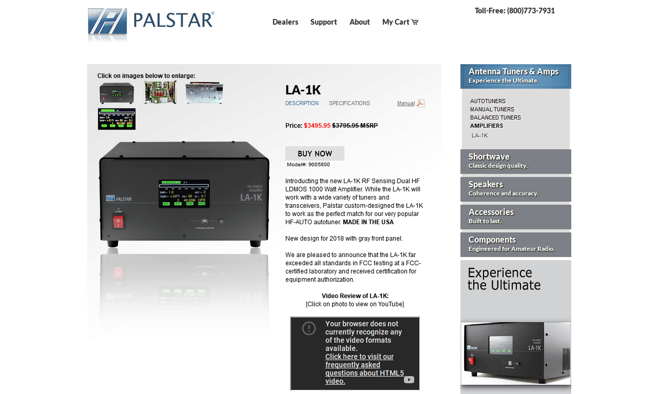 Palstar.com - Ham Radio Stop Amateur Radio Directory