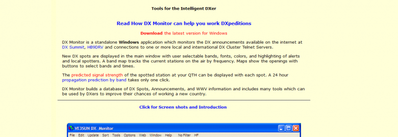 DX Monitor - Ham Radio Stop Amateur Radio Directory